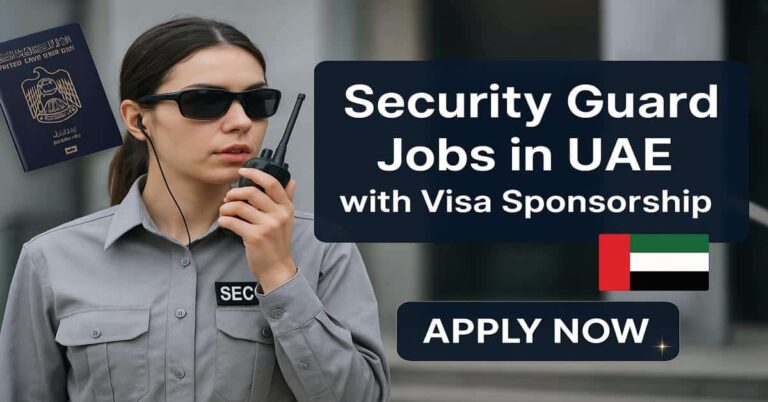 Security Guard Jobs in UAE with Visa Sponsorship 2026