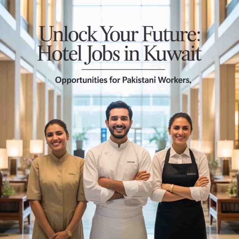 Hotel Jobs in Kuwait for Pakistani 2026