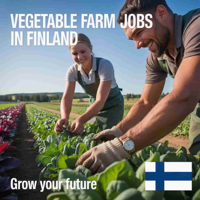 Vegetable Farm Jobs in Finland for Foreigner with Visa 2025