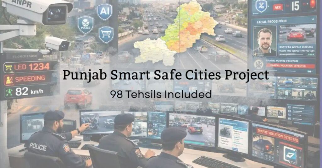 Punjab Smart Safe Cities Project 2026 - 98 Tehsils Included